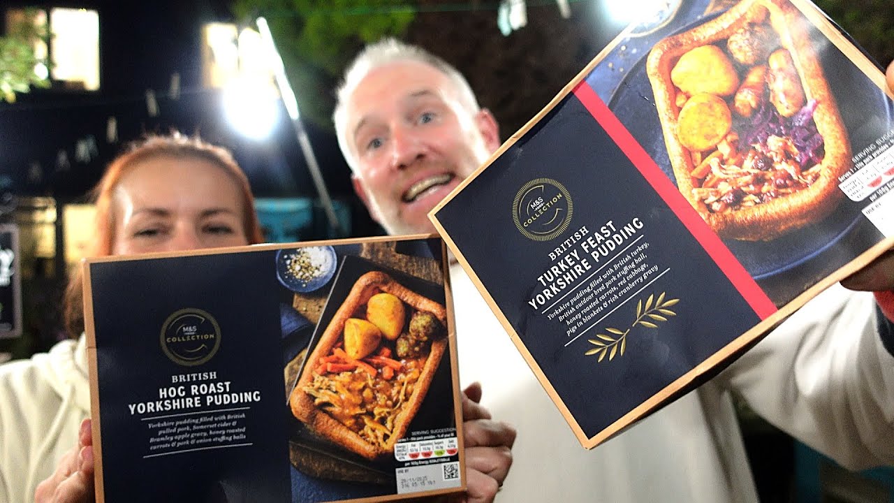 M&S Turkey Feast & Hog Roast Yorkshire Pudding Meals - YouTube