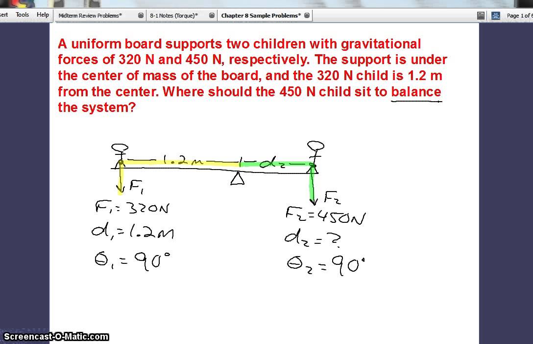 Rotational Equilibrium Problem 1 YouTube rotational-equilibrium-problem-1-youtube