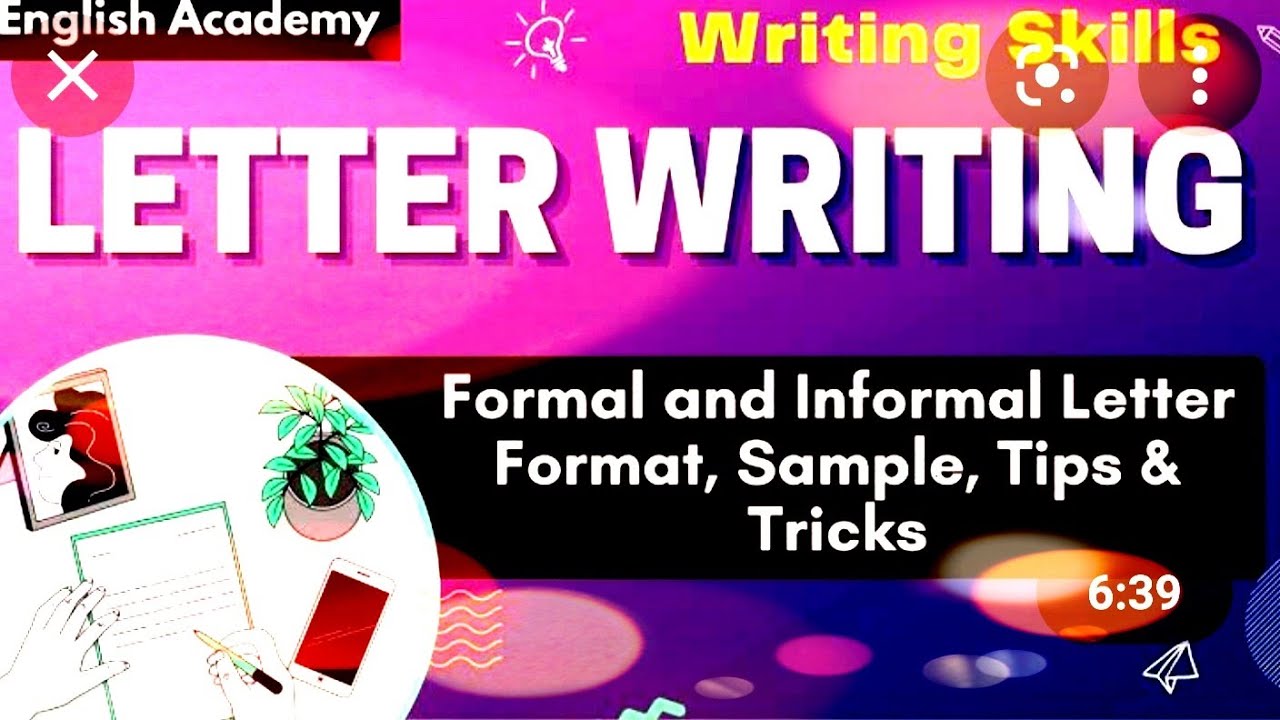 How to write formal letter in clear explanation in Tamil - YouTube