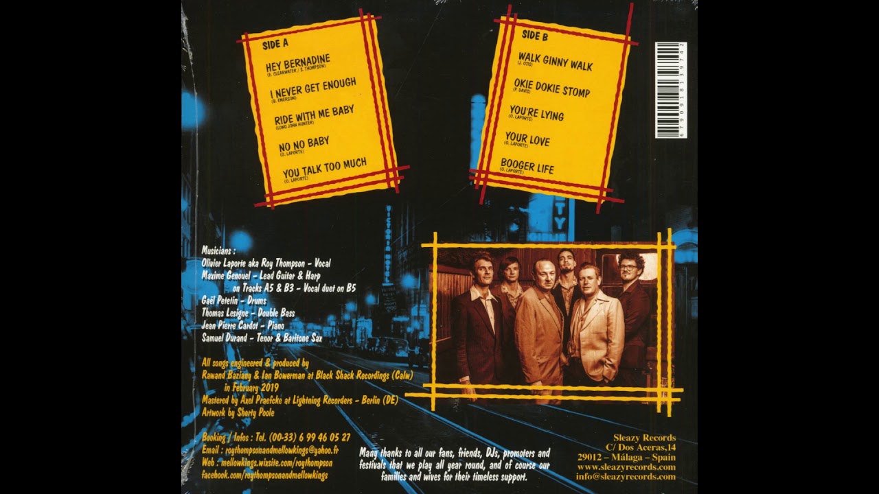 Roy Thompson & The Mellow Kings - Walk Ginny Walk - YouTube