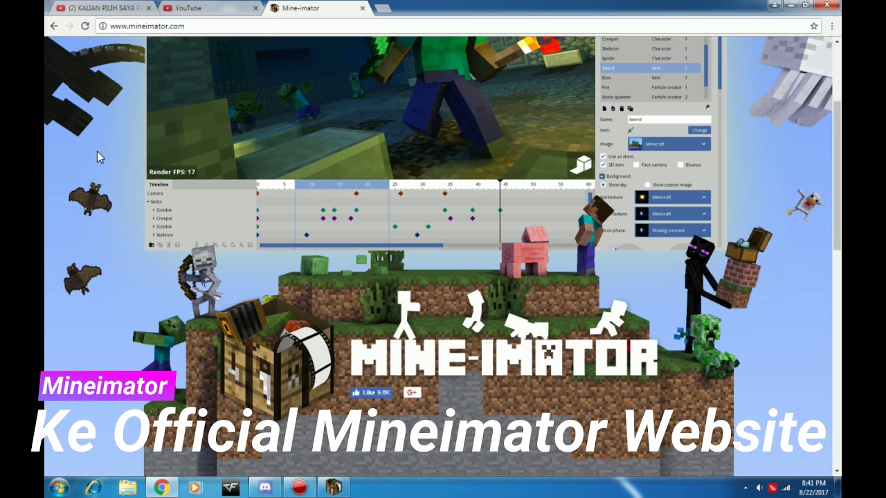 Mine Imator Tutorial, Cara Menghilangkan Watermark - YouTube