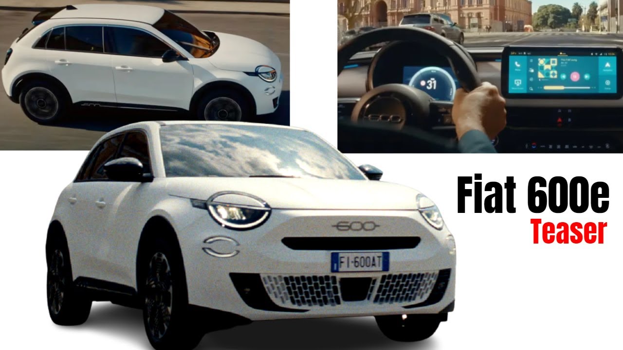 2024 Fiat 600e EV Teaser - YouTube