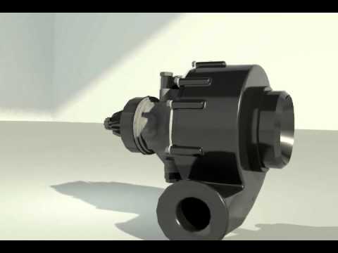 Turbocharger Animation from 3DsMax for HND CAD graded unit - YouTube