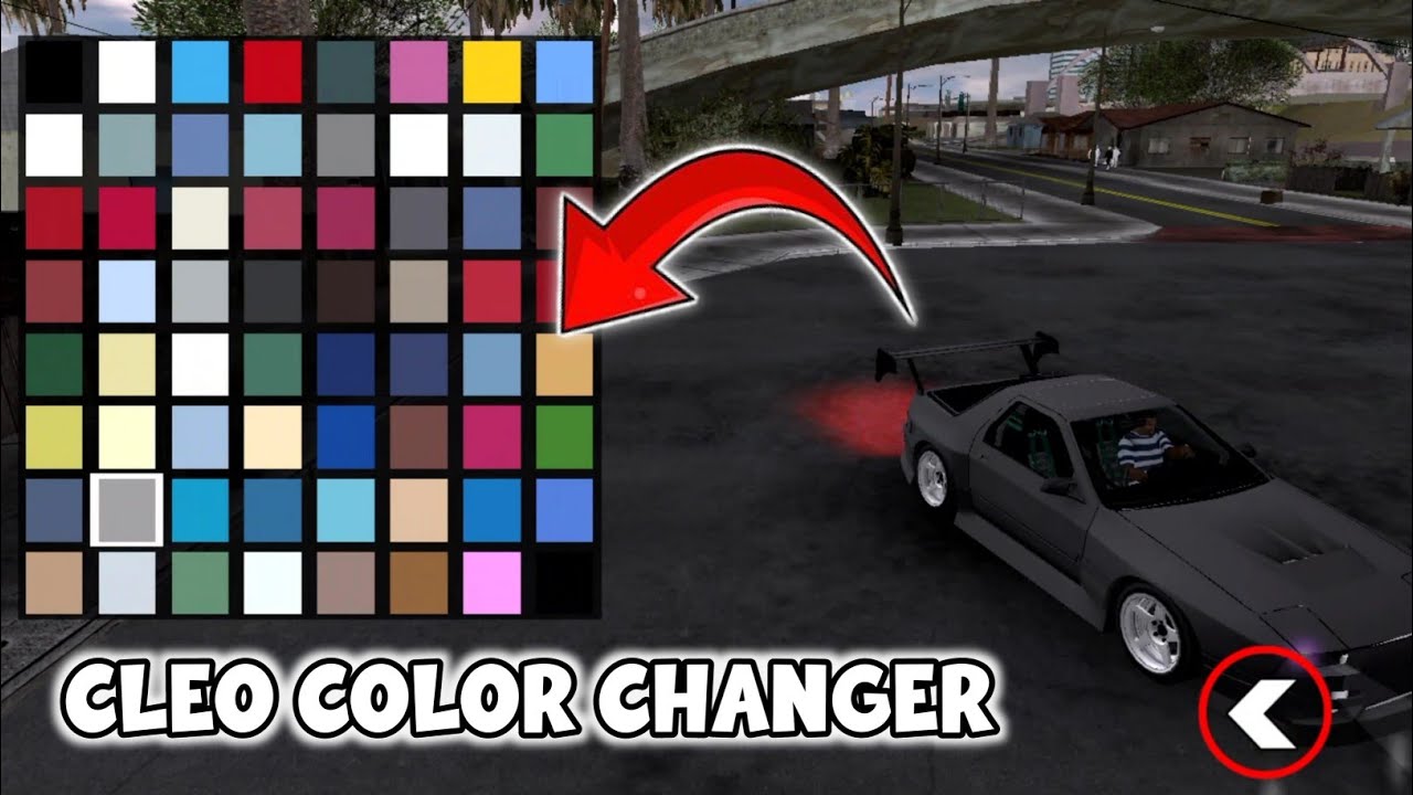 [CLEO COLOR CHANGER] Cleo Ganti Ganti Warna Mobil di GTA SA Android # ...