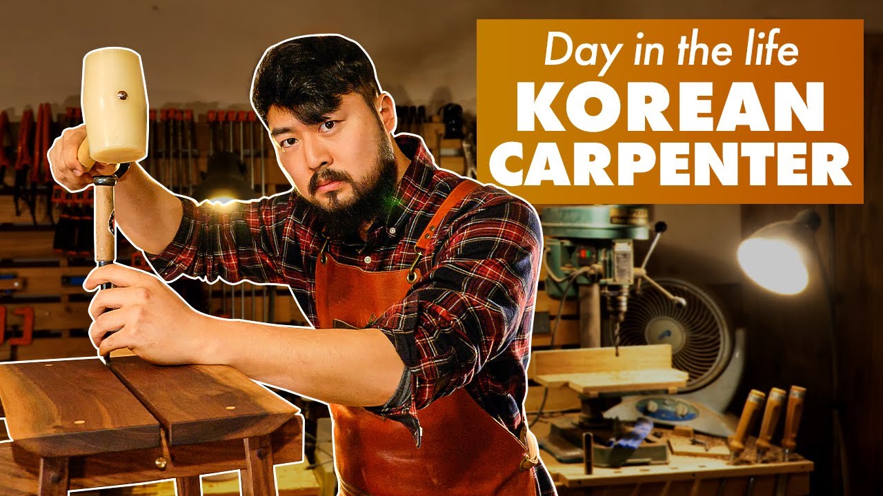 A Day in the Life of a Korean Carpenter 🇰🇷 - YouTube