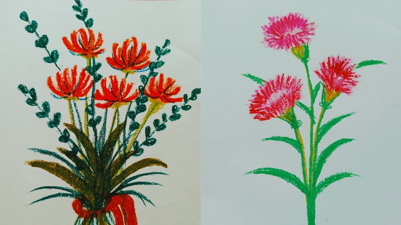 How to draw flower easy || Flower drawing step by step - YouTube