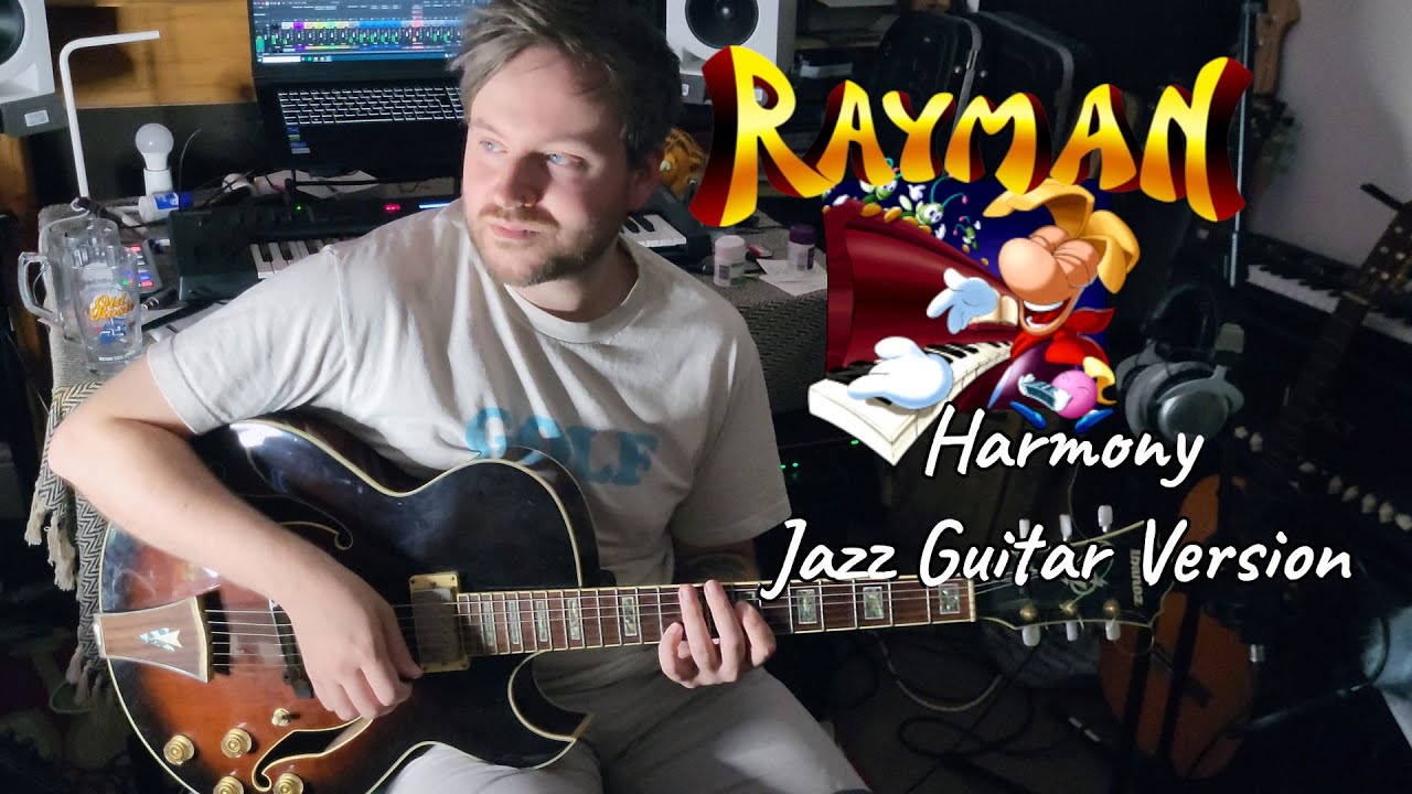 Rayman - Harmony - Band Land Theme Jazz Guitar Cover - YouTube