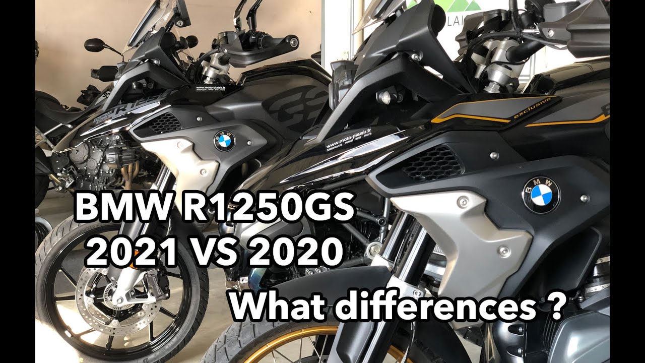 BMW R1250GS 2021 vs 2020. What are the differences ? - YouTube