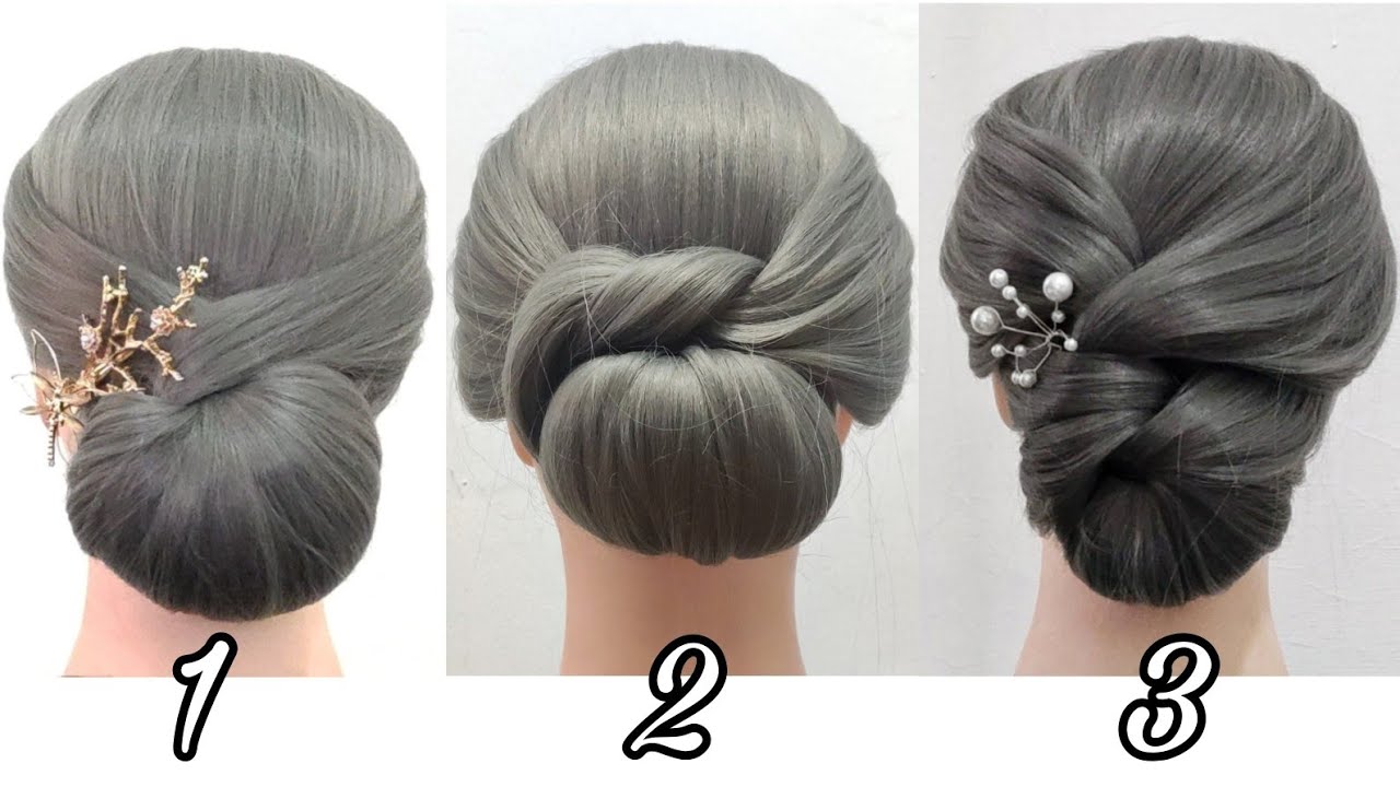 3 Tutorial Sanggul Modern Simple, Mudah & Elegan untuk Pemula I 3 Easy ...