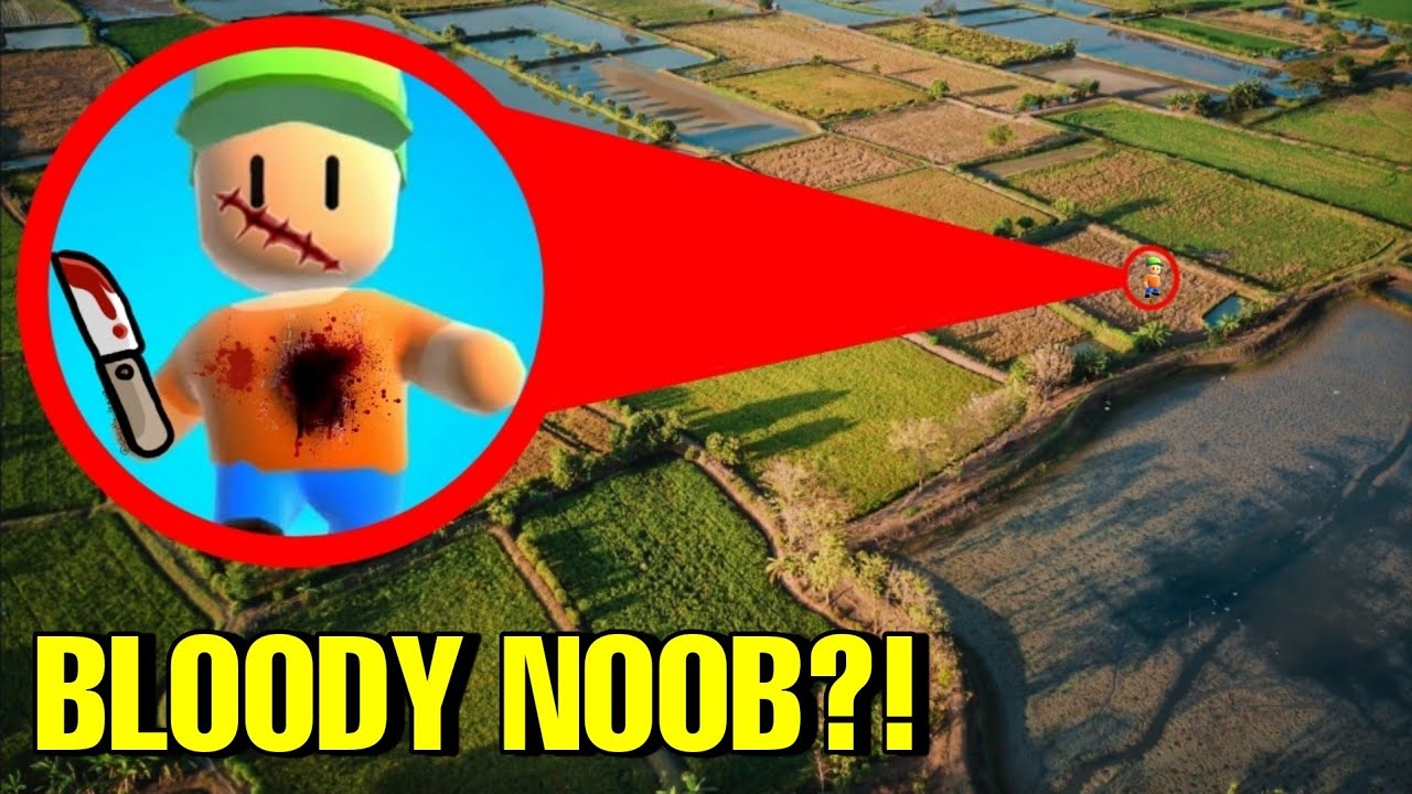 DRONE MENANGKAP HANTU BLOODY NOOB STUMBLE GUYS DI DUNIA NYATA!!😱 # ...