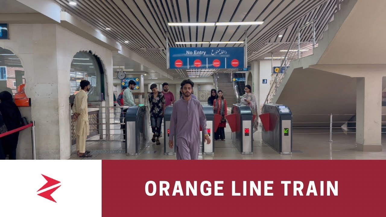 Orange Line Train State of the Art Metro Service in Lahore Pakistan ...