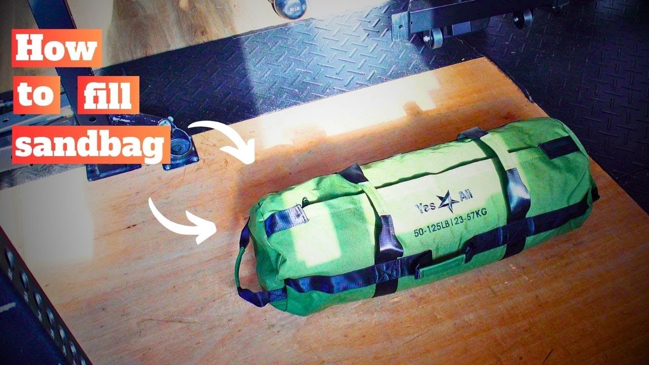 How to fill Yes4All sandbag - YouTube