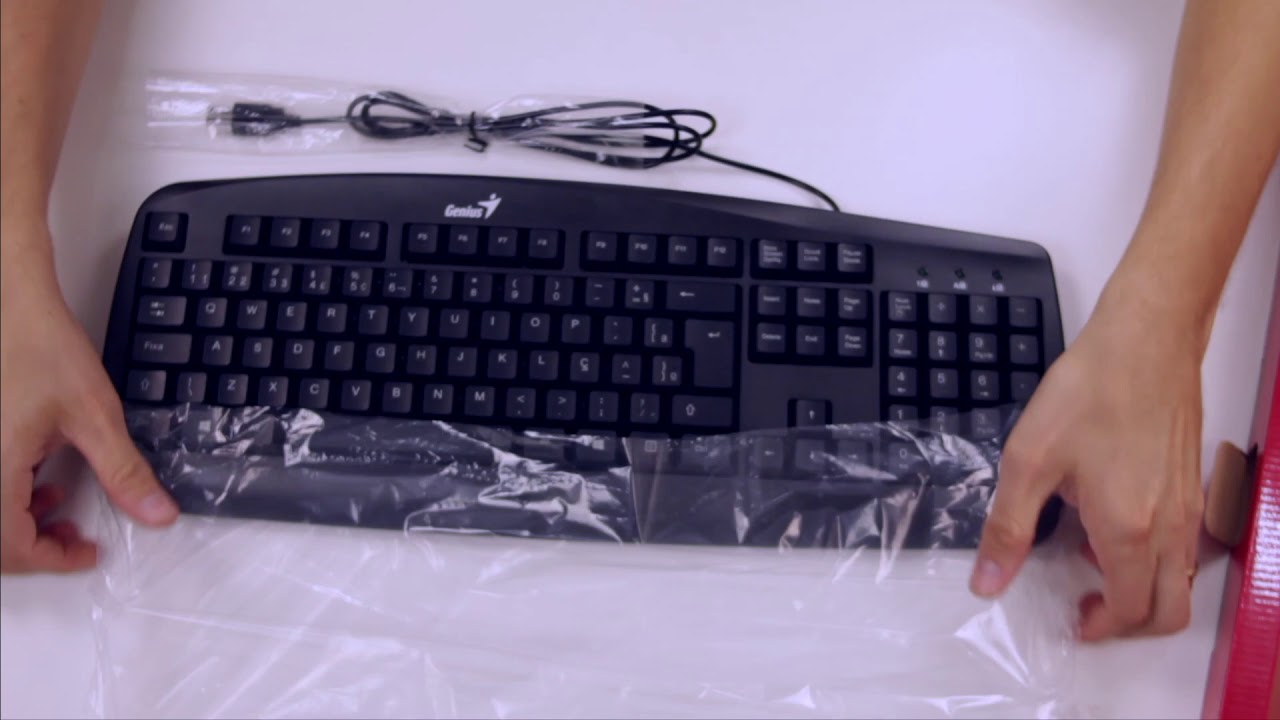 Teclado Genius KB110 - YouTube