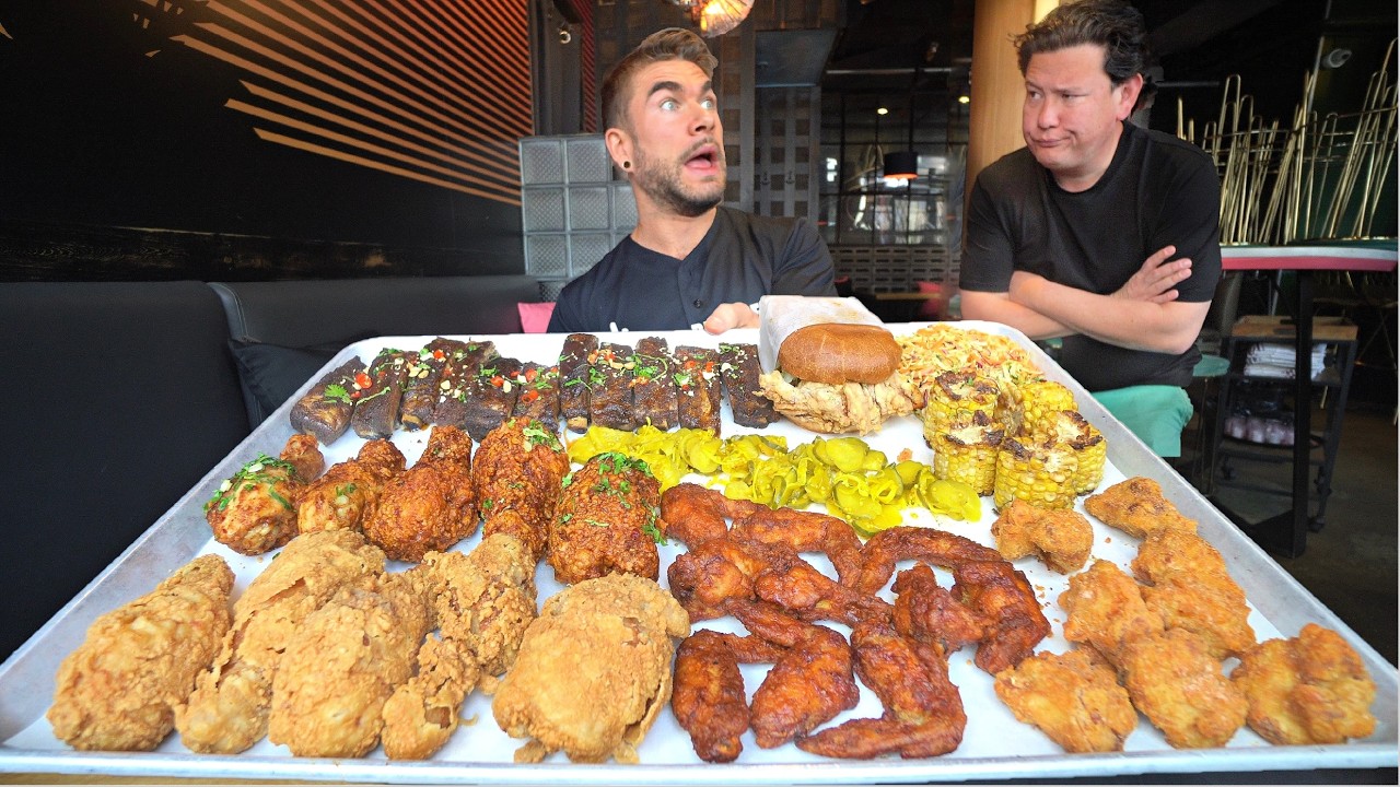 THIS "GET CLUCKED" FRIED CHICKEN CHALLENGE IS IMPOSSIBLE FOR ANYONE WHO ...
