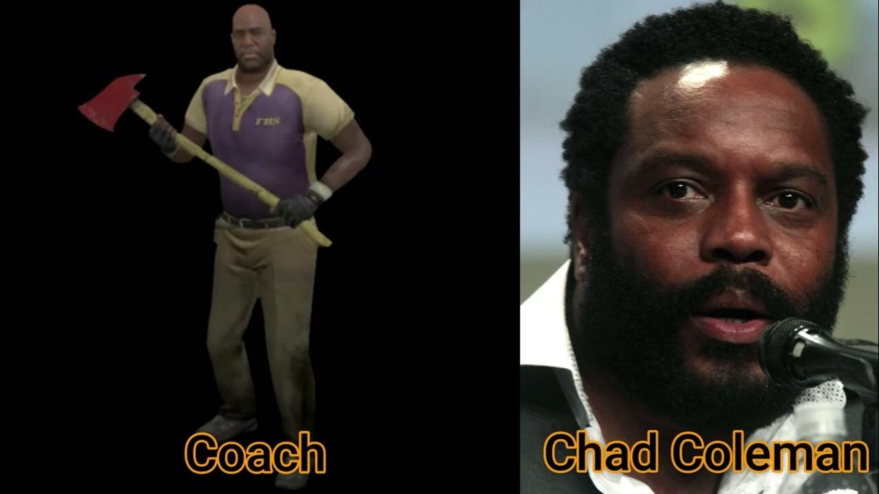 Character and Voice Actor - Left 4 Dead 2 - Coach - Chad Coleman - YouTube