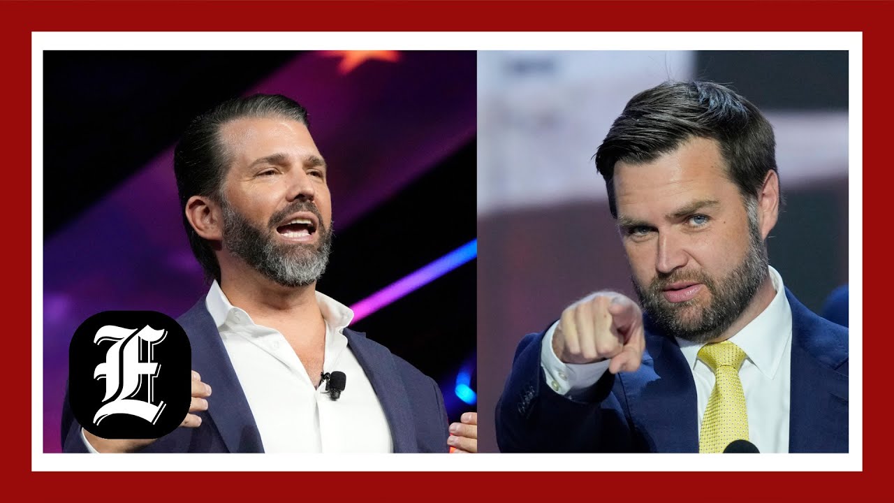WATCH LIVE: Donald Trump Jr. and J.D. Vance speak at Republican ...
