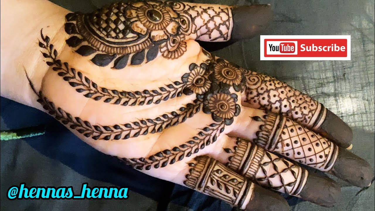 Full Hand Indoarabic Beautiful Stylish Mehendi| Designer Mehandi Design ...