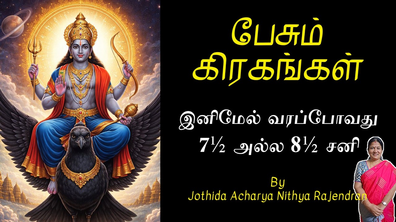 இனிமேல் வரப்போவது 7½ அல்ல 8½ சனி.! | Episode - 702 | Pesum Grahangal ...
