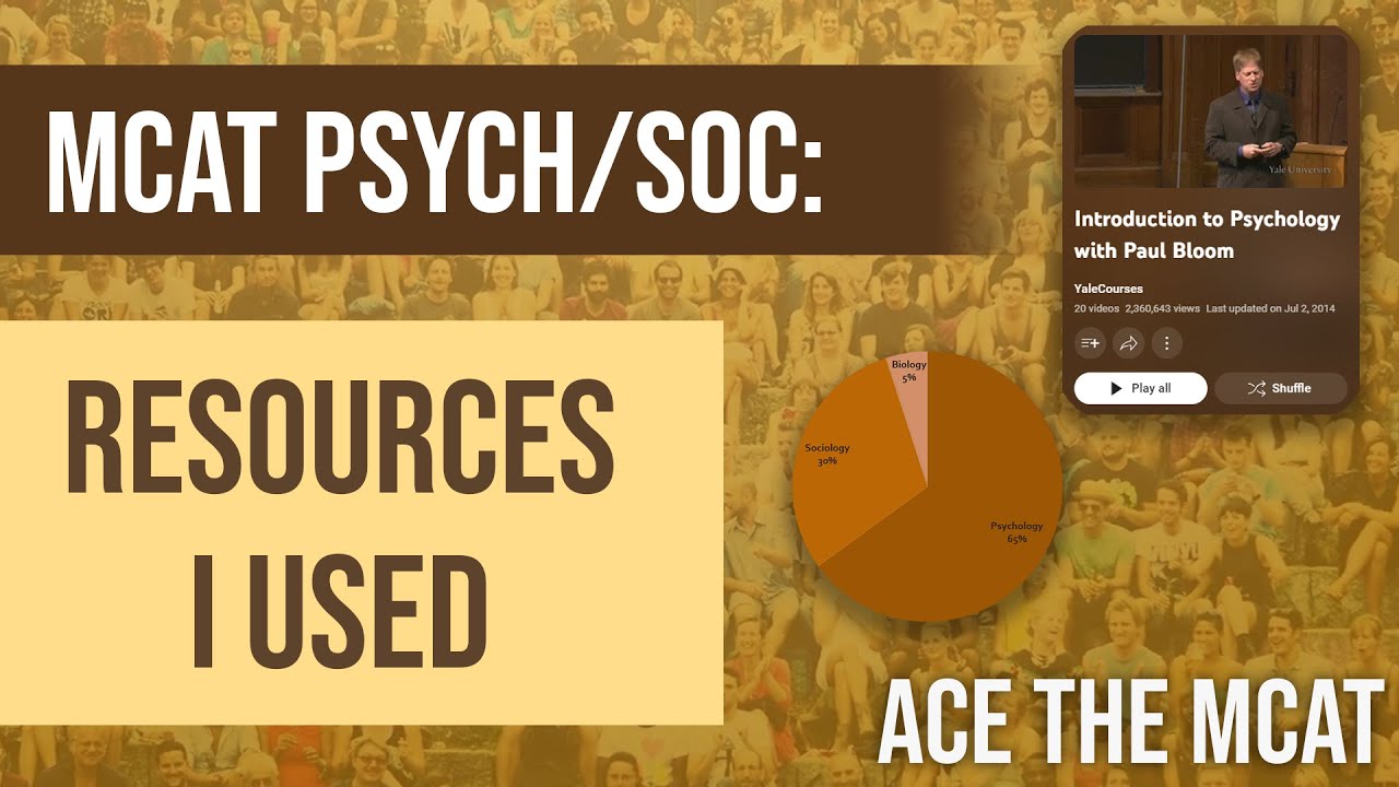 MCAT Psych/Soc: How I Got a Perfect 132 - YouTube