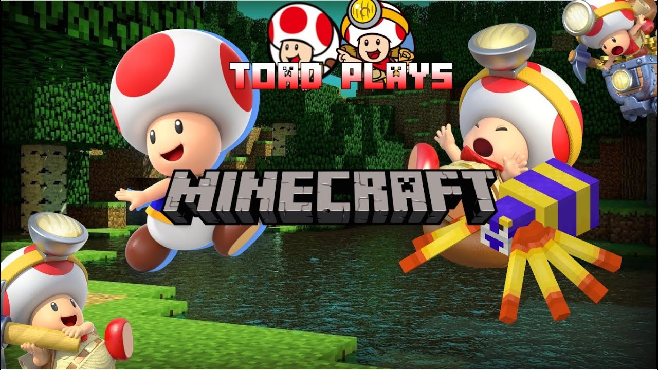 Toad tries playing Minecraft! (and fails) - YouTube
