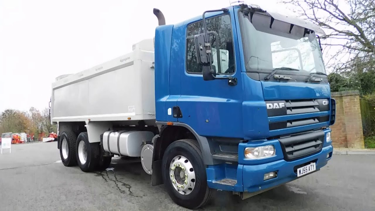 DAF CF 75 380 6X4 TIPPER - YouTube