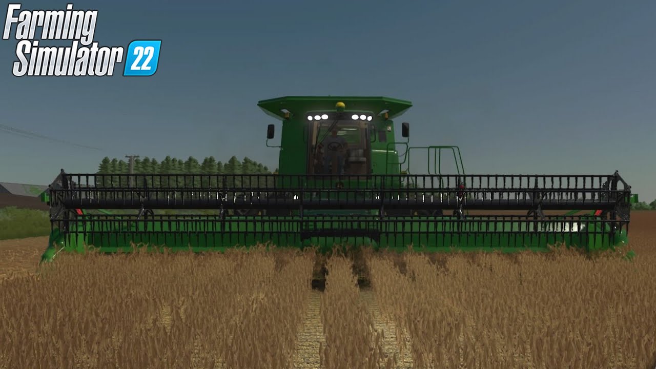 STS 9870 NA COLHEITA DO FEIJÃO - FAZENDA BACURI - FARMING SIMULATOR 22 ...