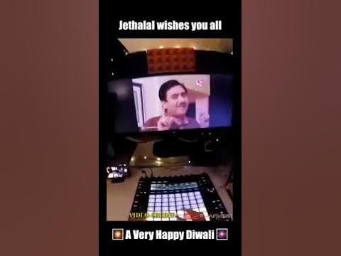 Jethalal Happy Diwali Song / Funny video / #Short - YouTube