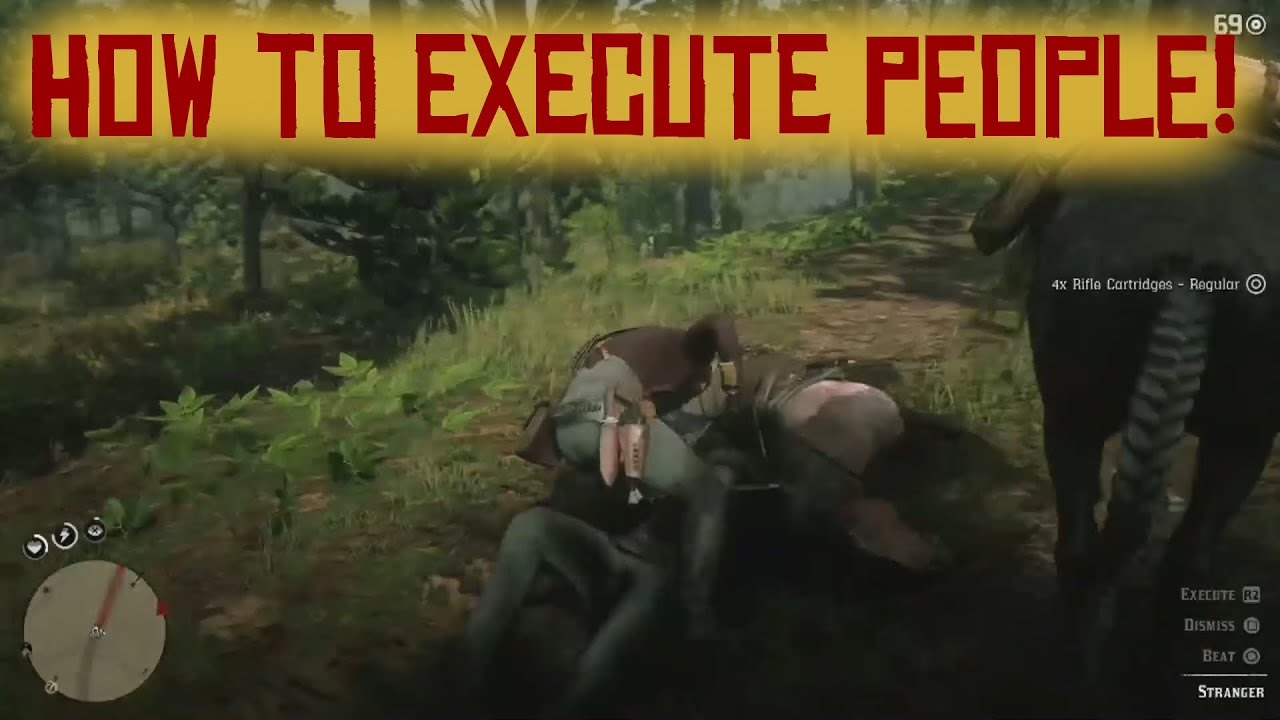 How to execute people in Red Dead Redemption 2 | RDR2 - YouTube