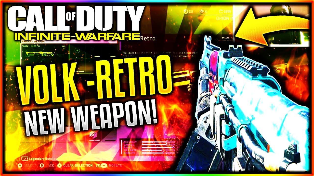 *OMG* NEW VOLK - RETRO DLC WEAPON! NEW VOLK VARIANT IN IW! (IW VOLK ...