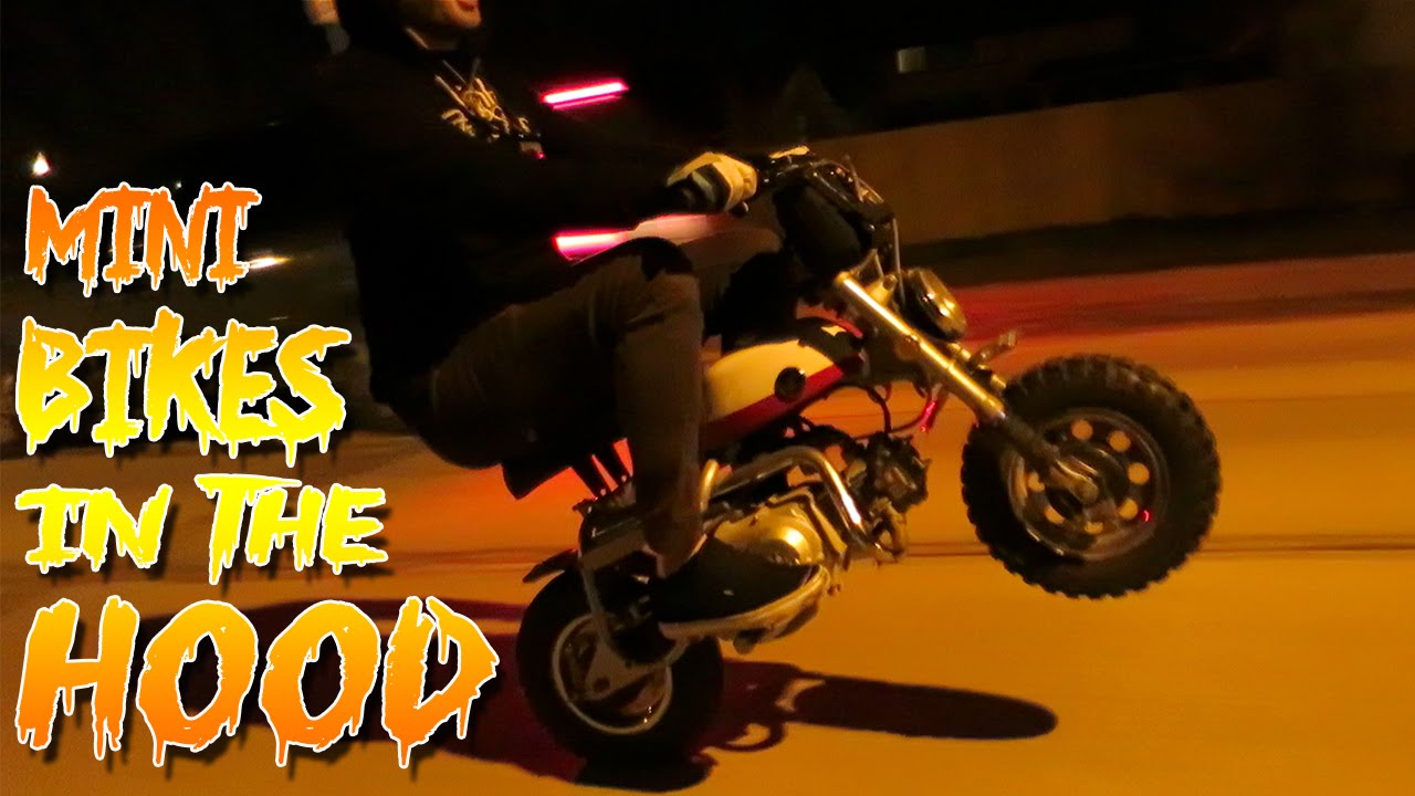 Mini Bikes In The Hood - YouTube