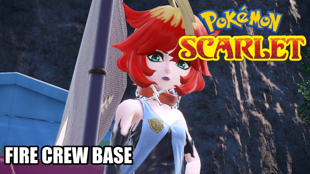 Pokemon Scarlet - Fire Crew Base (Fire Badge) [Nintendo Switch] - YouTube