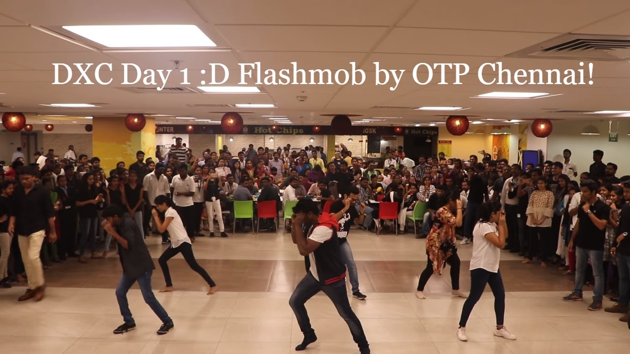 DXC Technology | Chennai | Flashmob 2017 - YouTube