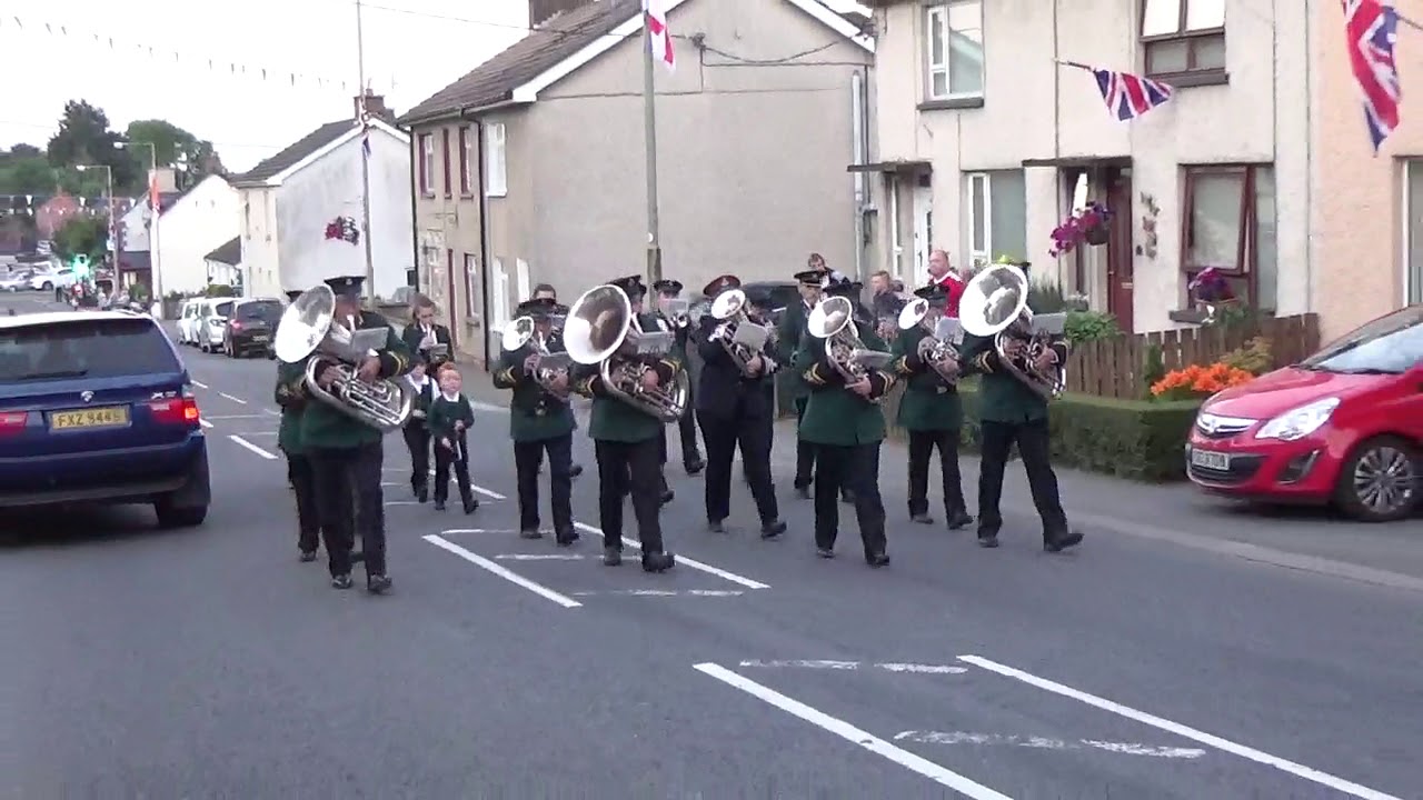 Killylea Silver Band (P2) @ Hamiltonsbawn Silver Band Parade 2018 - YouTube