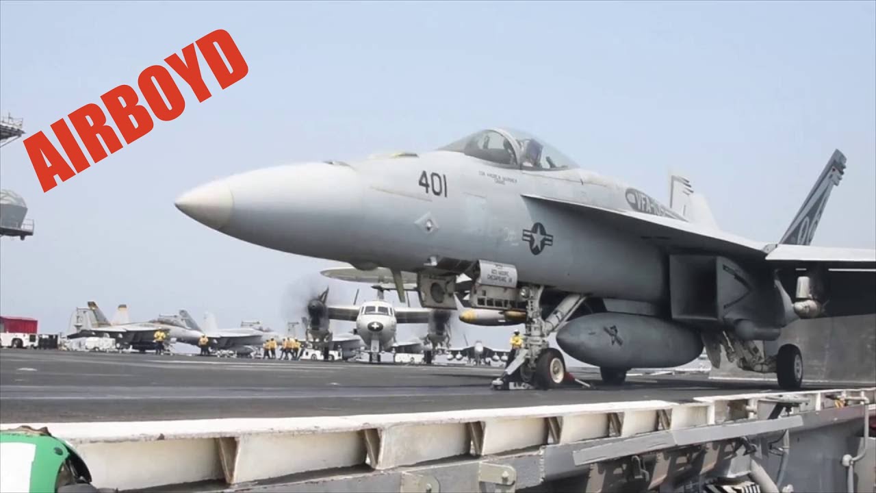 Flight Deck Operations USS Dwight D. Eisenhower (CVN-69) - YouTube