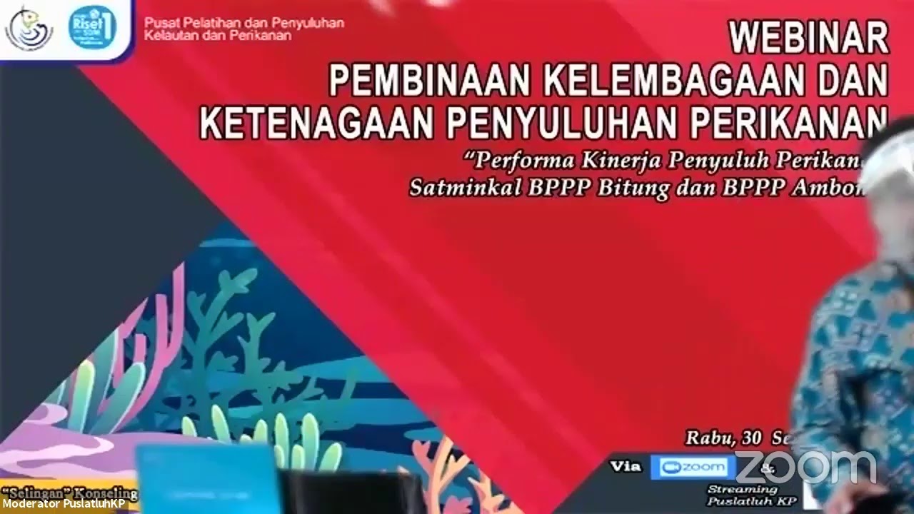 Webinar Kelembagaan & Ketenagaan Penyuluhan KP Satminakal BPPP Bitung ...