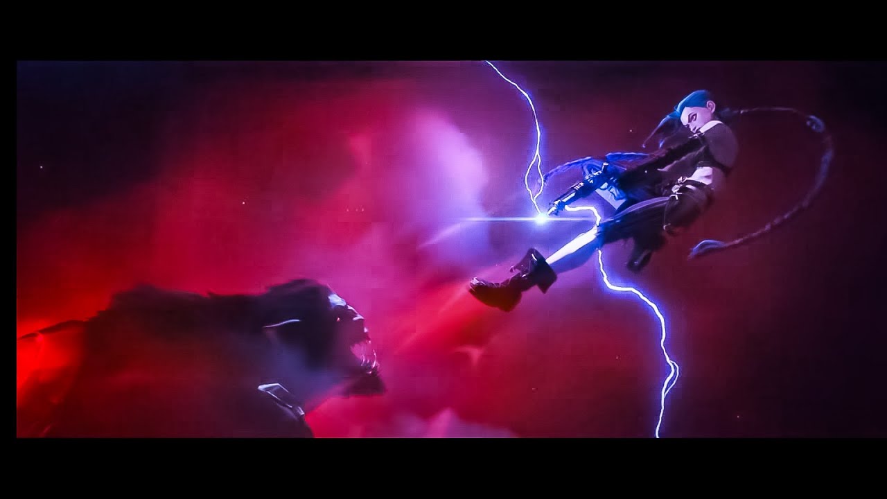 Jinx battle with Vander beast in Arcane Series-ARCANE SEASON 2 FIGHT ...