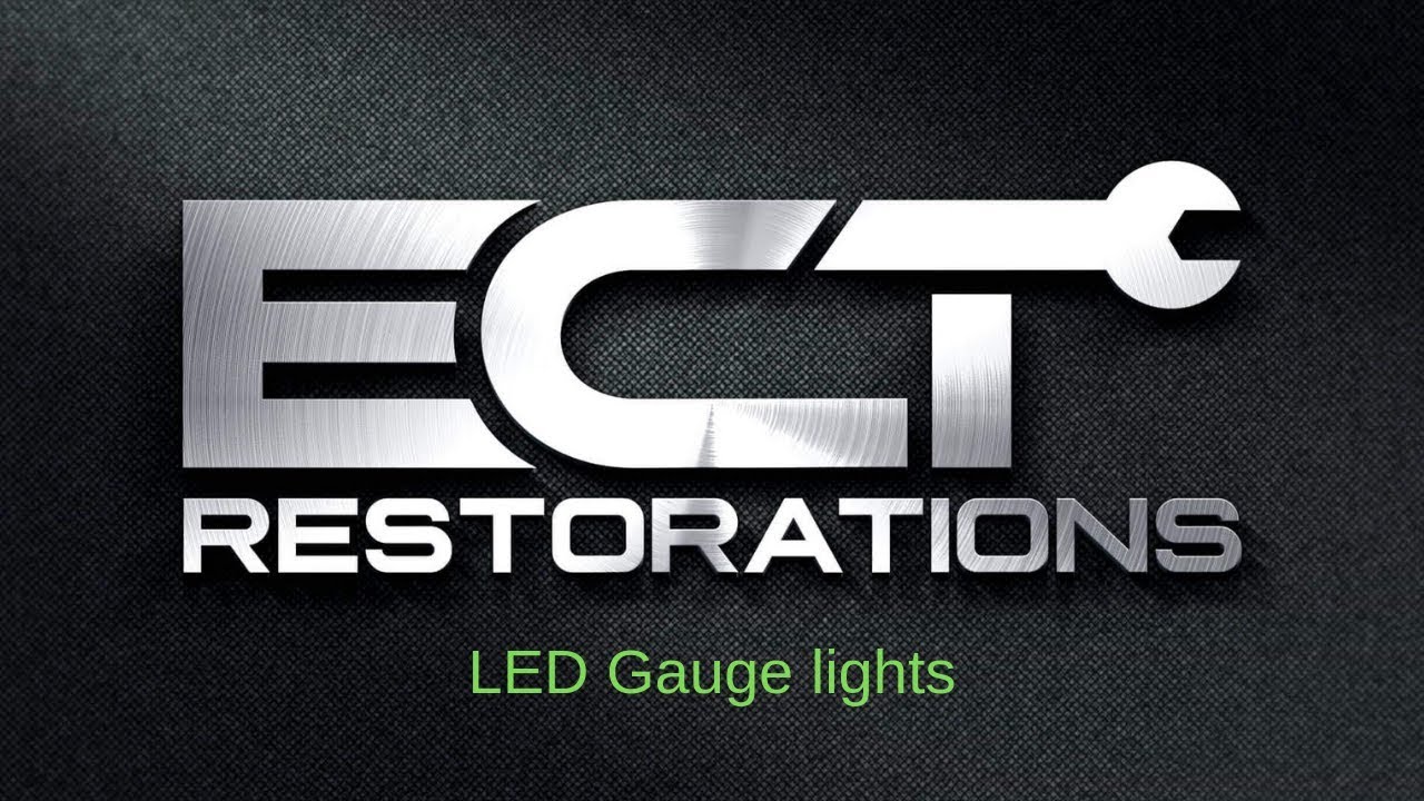 3rd Gen Toyota 4runner, LED gauge light upgrade! - YouTube