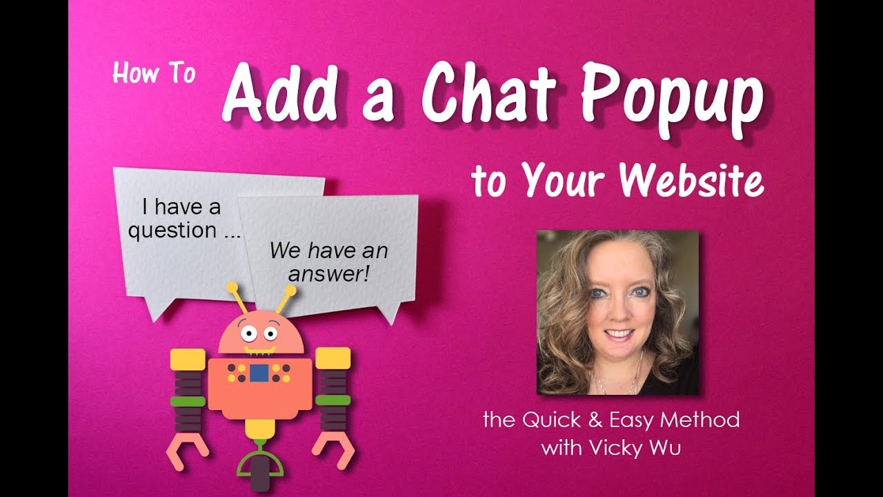 [TRAINING] How to Add a Chat Popup to Your Website - YouTube