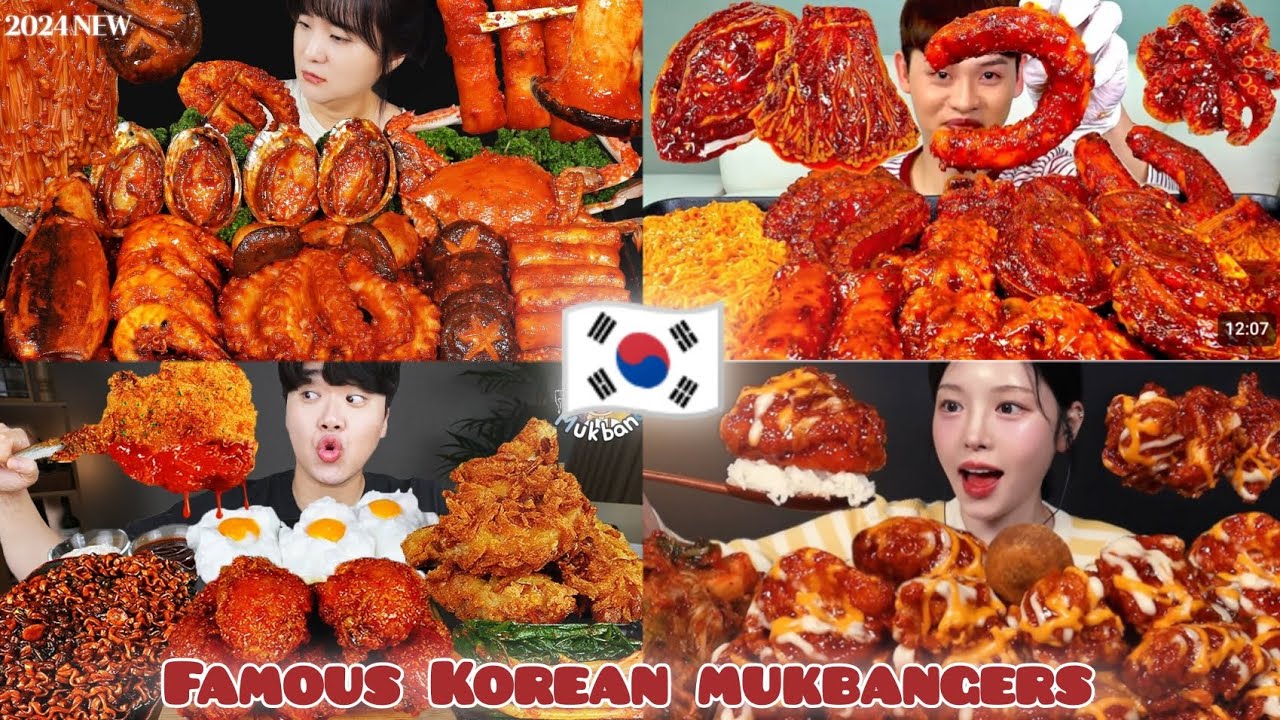 KOREAN FAMOUS MUKBANGERS COMPILATION - YouTube