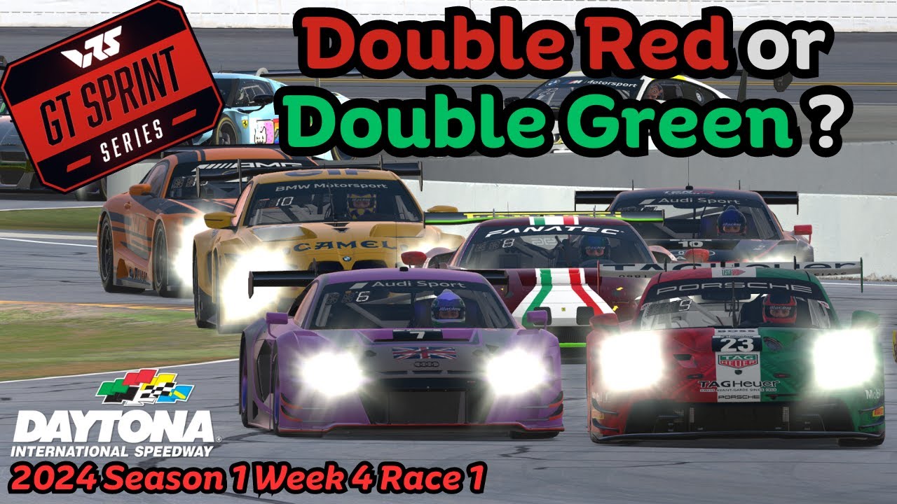 iRacing GT Sprint VRS Series Daytona 2024 Season 1 Week 4 - YouTube