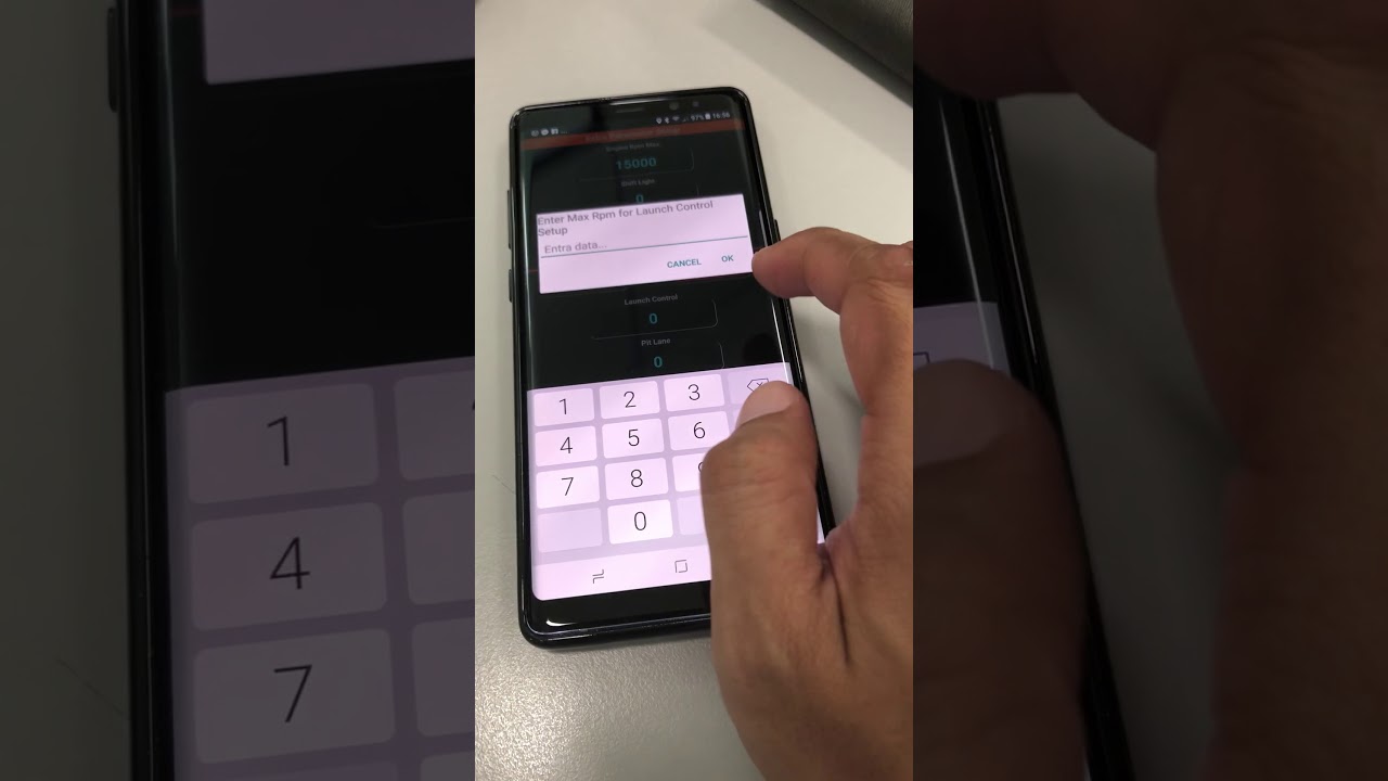 Apitech launch control setting - YouTube
