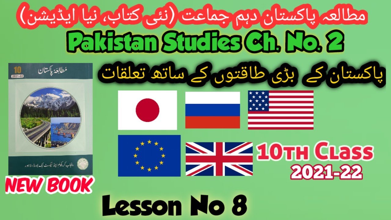 10Th Class Pak Studies |Lesson No. 8 (Ch No. 2) | Muhammad Shoaib Aziz ...