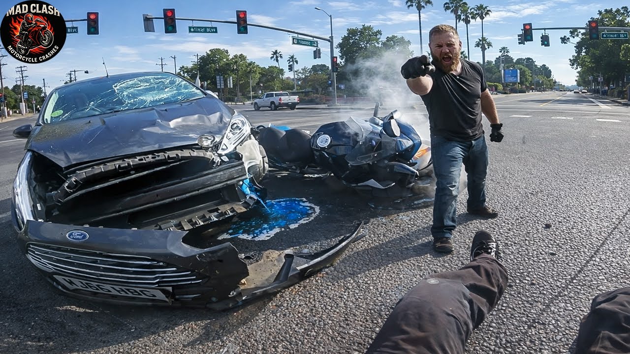 EPIC, CRAZY & INSANE Motorcycle Crashes & Close Call! WHEN BIKERS FIGHT ...