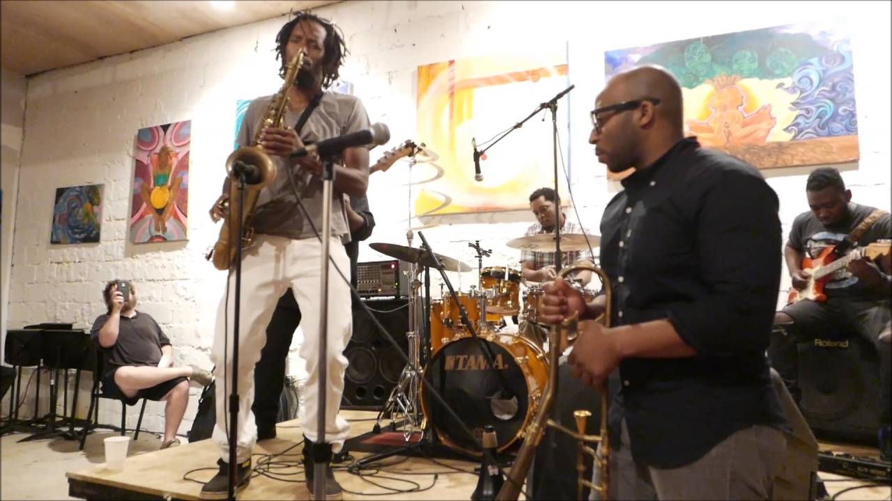 Chris Dave Drumhedz w. Kebbi Williams @ Music in the Park ATL - Sun May ...