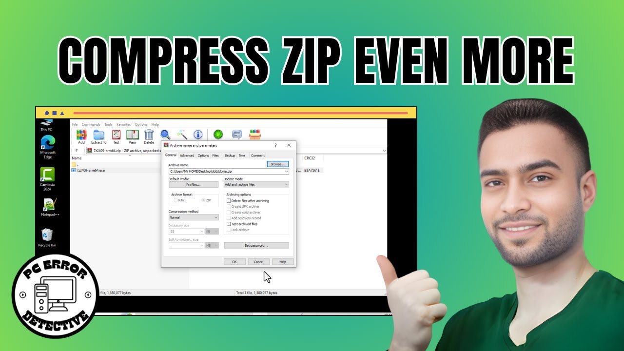 How To Make ZIP Files Smaller In Windows PC - Simple Steps - YouTube