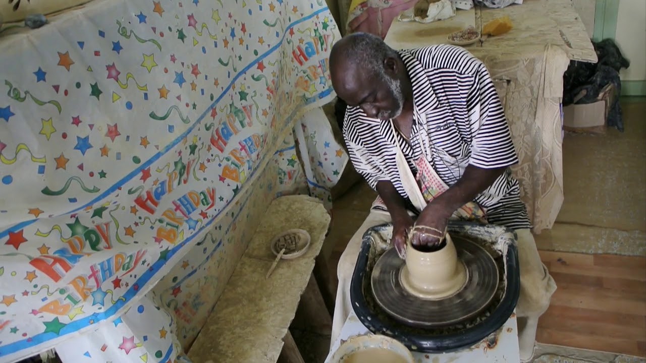 John Springer Master Potter - Barbados Chalky Mount - YouTube