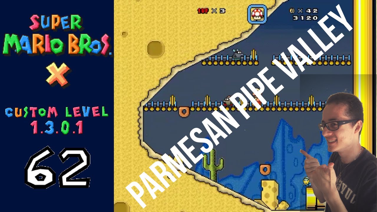 SMBX Custom Levels (1.3.0.1) #62 - Parmesan Pipe Valley - YouTube