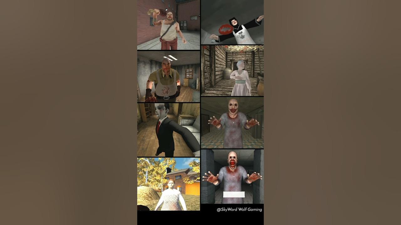 Hide And Seek Grandma Vs Stepmother Vs Evil Doll Vs Horror Cam Eyes Vs Horror Kiss 1'2 & more# ...