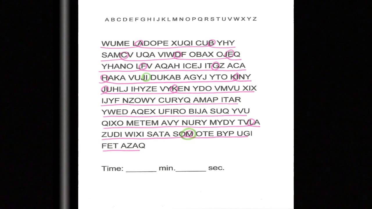 Letter Tracking Activity 1 - YouTube