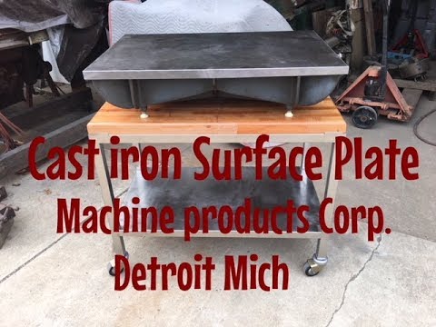 Cast Iron Surface plate - YouTube